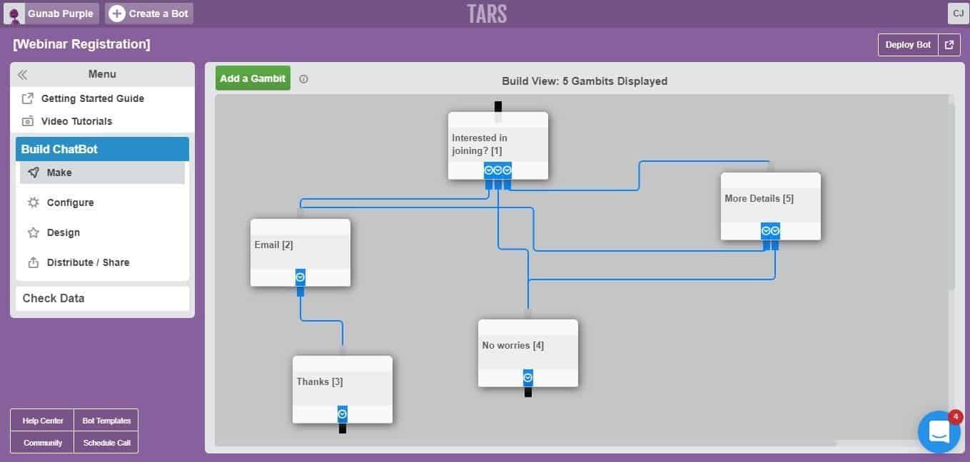 TARS Chatbot Review: Engage and Convert Audience Automatically ...